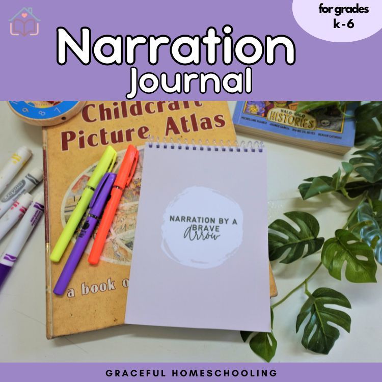 Narration Notebook for Kids (Charlotte Mason Notebook, Journaling ...