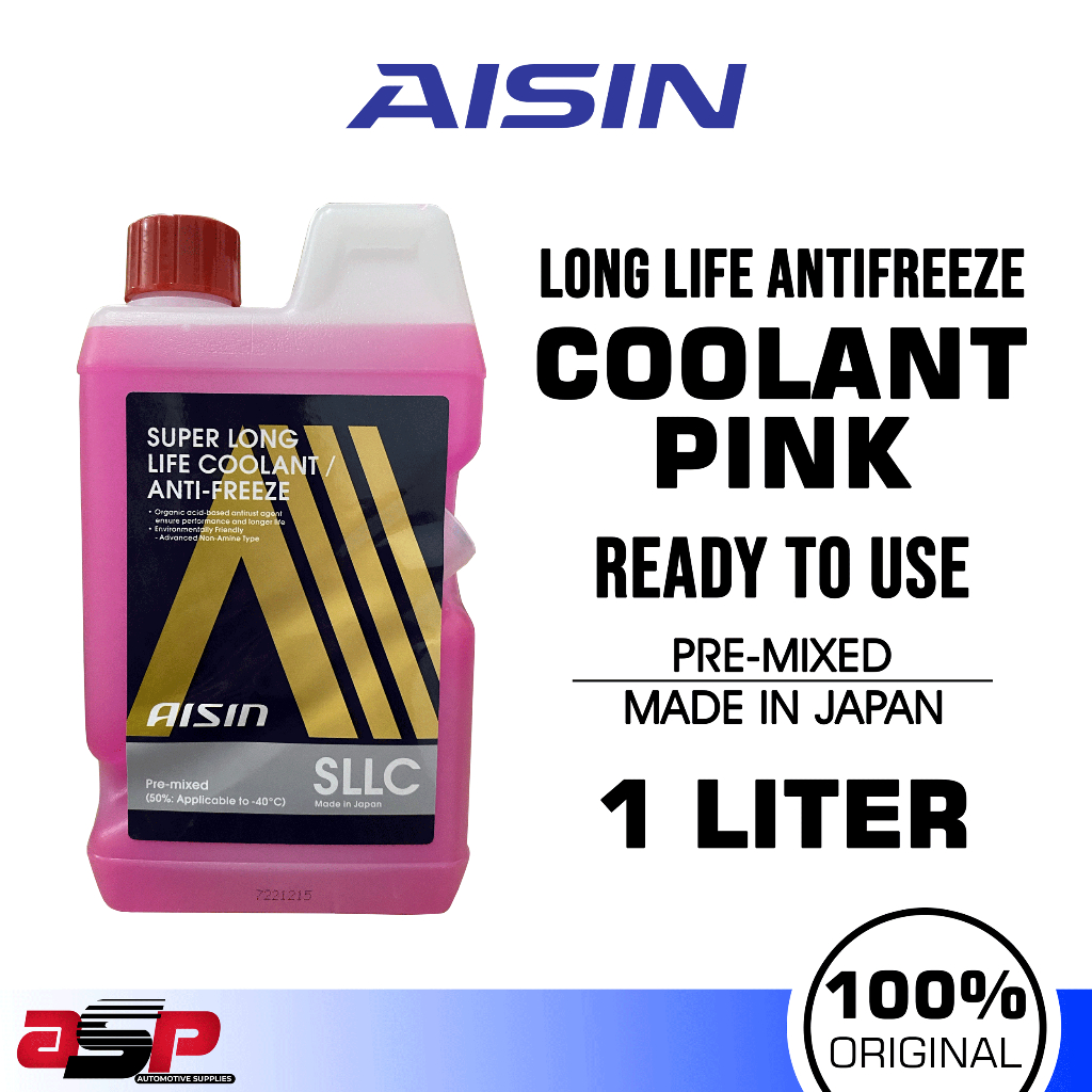 AISIN Super Long Life Coolant Pink Ready to Use 1 Liter | Shopee Philippines
