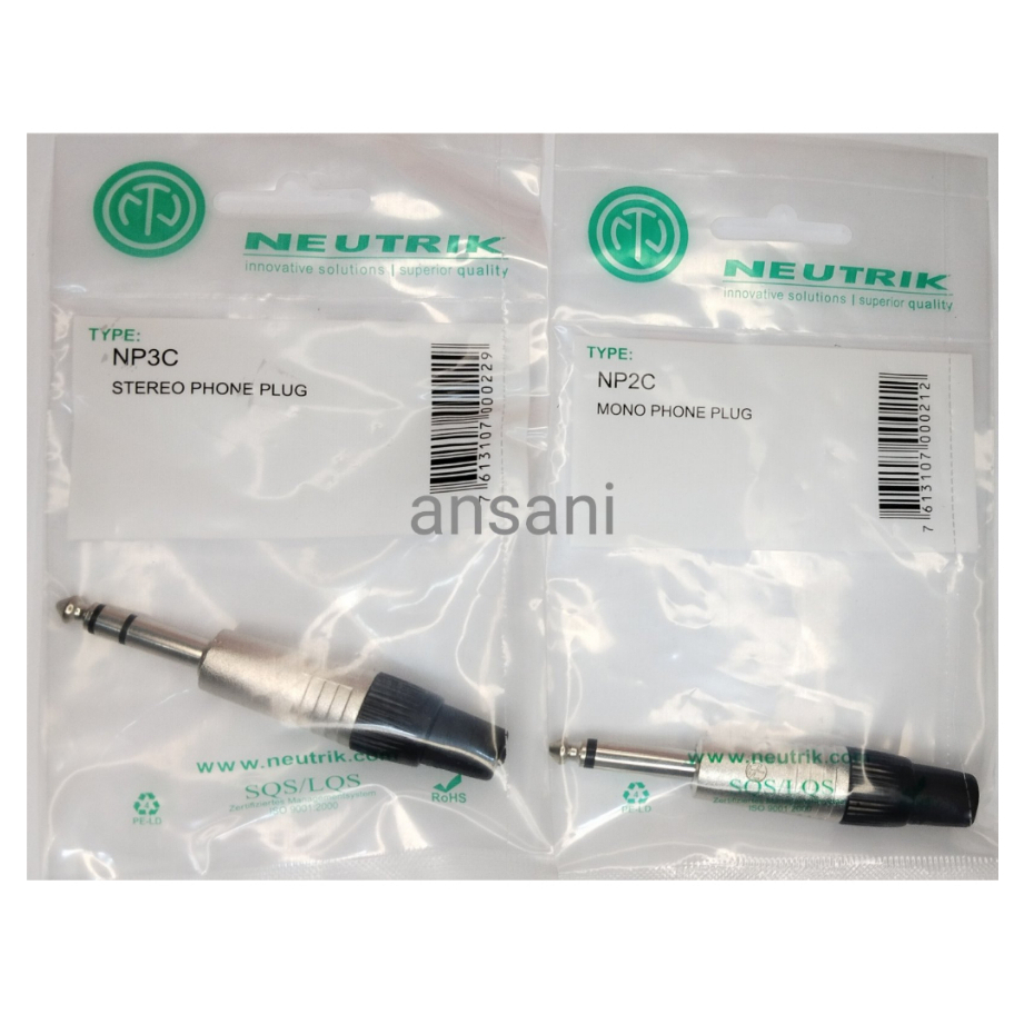 PL55 MONO OR STEREO PLUG - NEUTRIK BRAND | Shopee Philippines