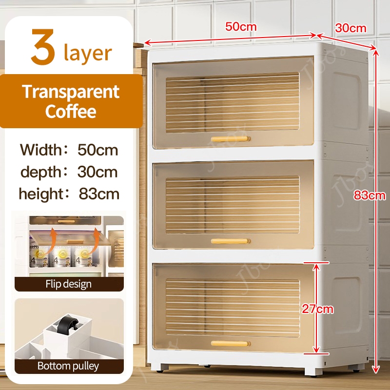 Jbos locker chest Plastic Durabox kitchen bathroom storage Movable with ...