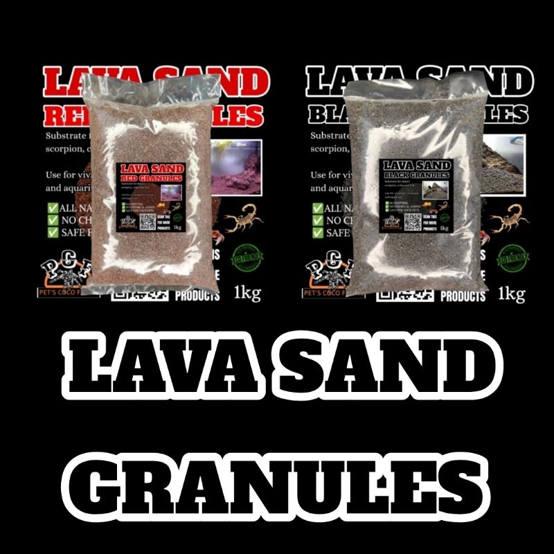 LAVA SAND 1kG for Aquarium m, vivarium and terrarium | Shopee Philippines