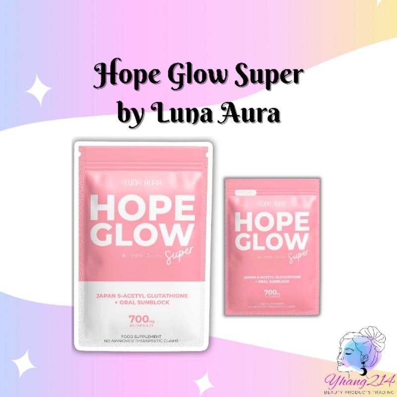 Hope Glow Super Biggie and Super Mini by Luna Aura | Shopee Philippines