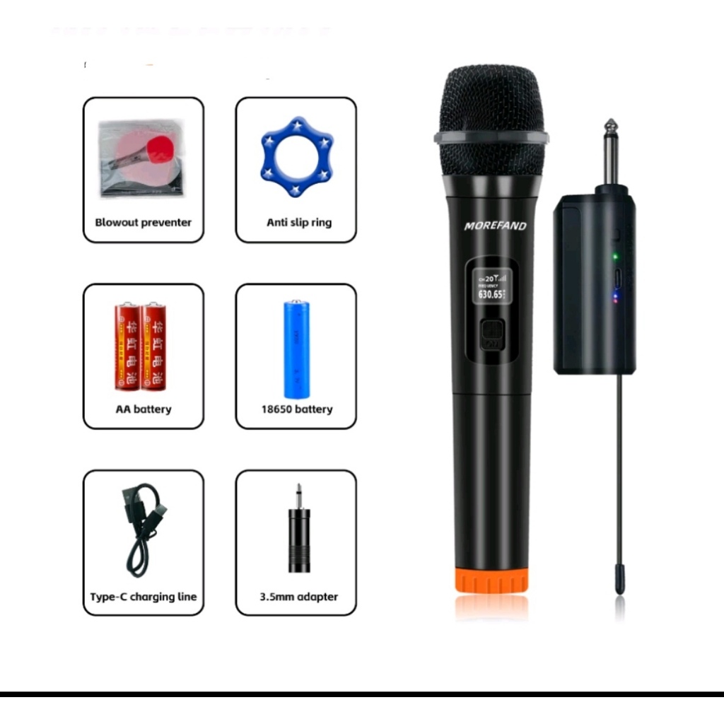 PROFESSIONAL MICROPHONE Karaoke Microphone With QR Code Authentic P ...