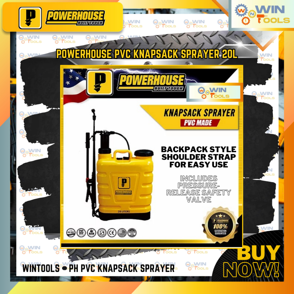 POWERHOUSE PVC KNAPSACK SPRAYER 20L | Shopee Philippines