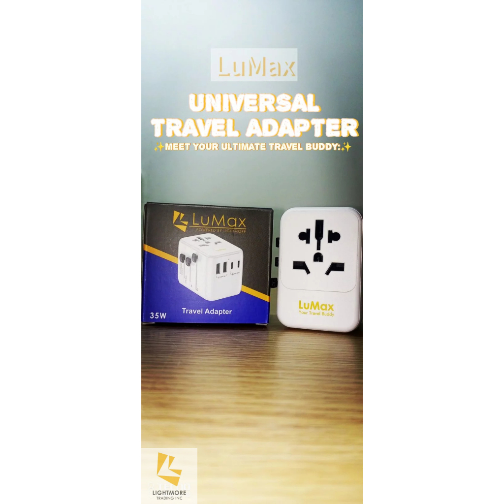 Universal Travel Adaptor 35W (Fast Charging Charger) | Shopee Philippines