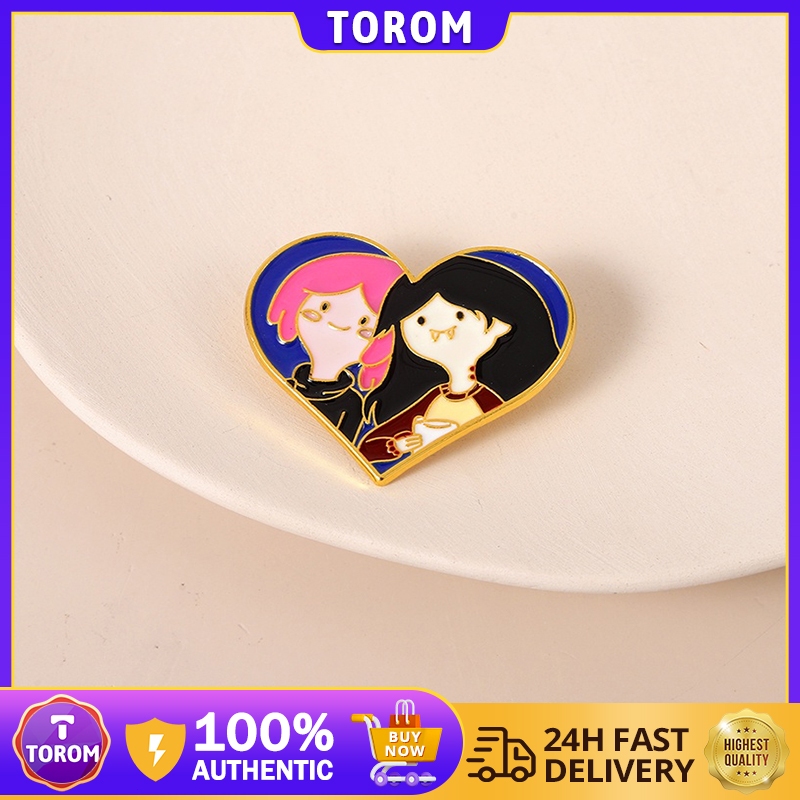 Cartoon Lapel Pin Backpack Badge Princess Anime "Adventure" Pins Heart ...