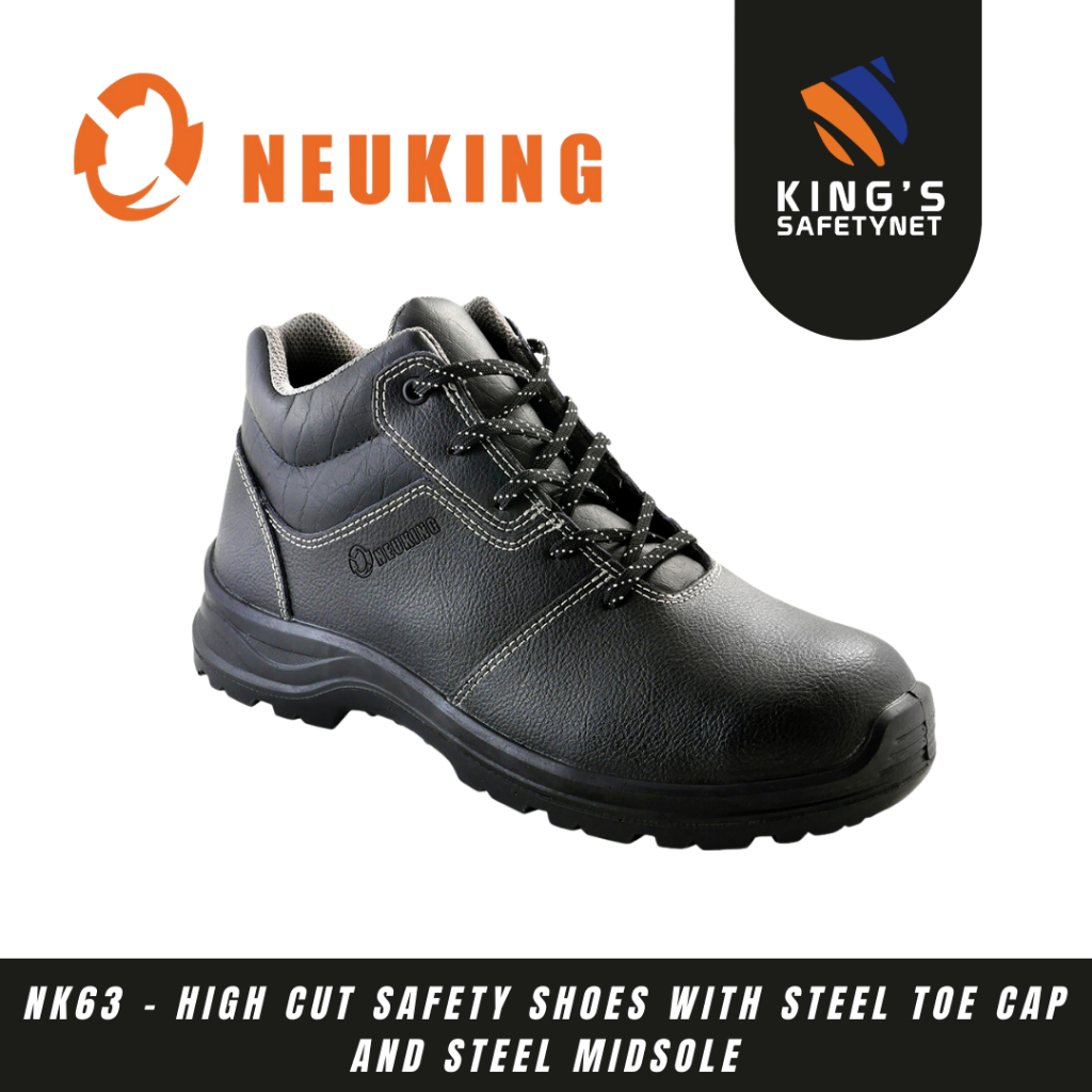 NK63 - High Cut Safety Shoes With Steel Toe Cap And Steel Midsole ...