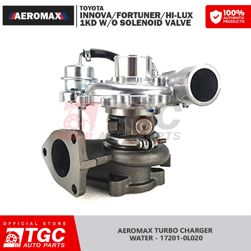 AEROMAX TURBOCHARGER 17201-0L020 Toyota Innova/Fortuner/Hi-Lux 1KD W/O ...