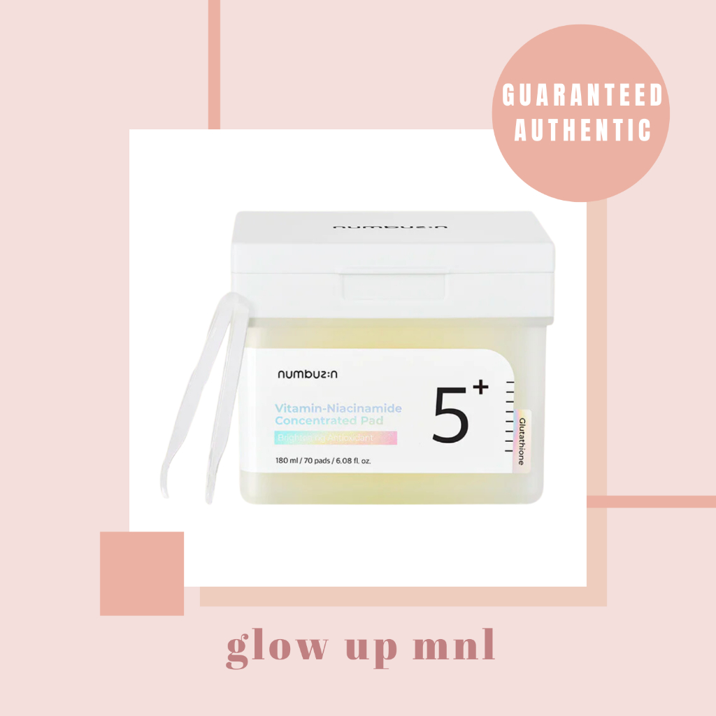 Numbuzin No. 5 Vitamin-Niacinamide Concentrated Pad 180ml (70 Pads) | Shopee Philippines