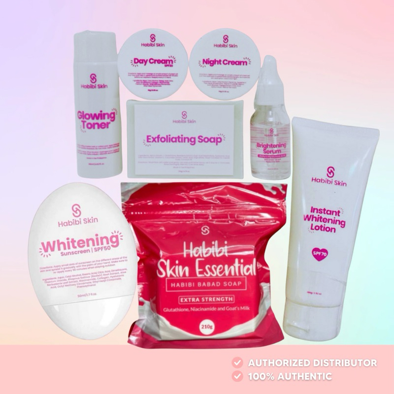 HABIBI SKIN ESSENTIALS Glowing Set • Babad Soap • Lotion • Sunscreen ...