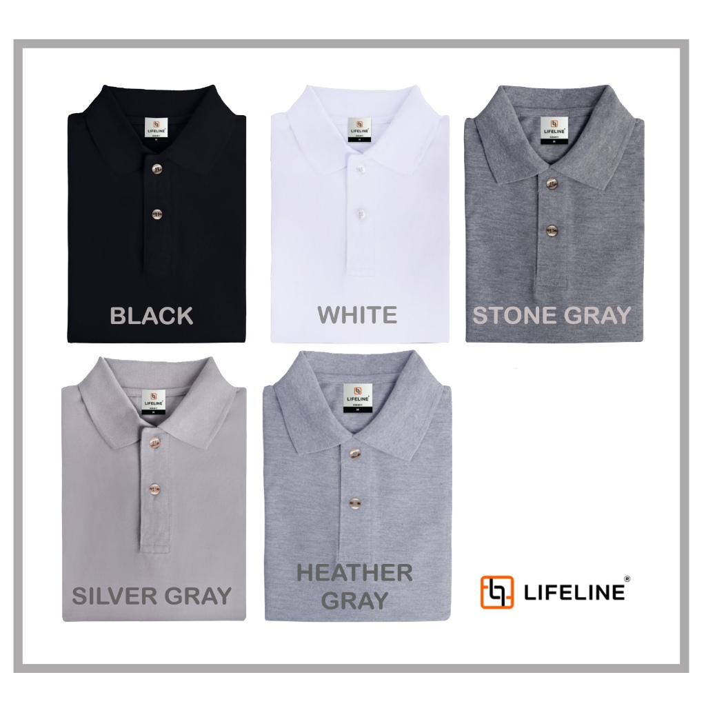 LIFELINE Men's Polo Shirt – Classic Fit, Premium Cotton, Stylish Casual ...