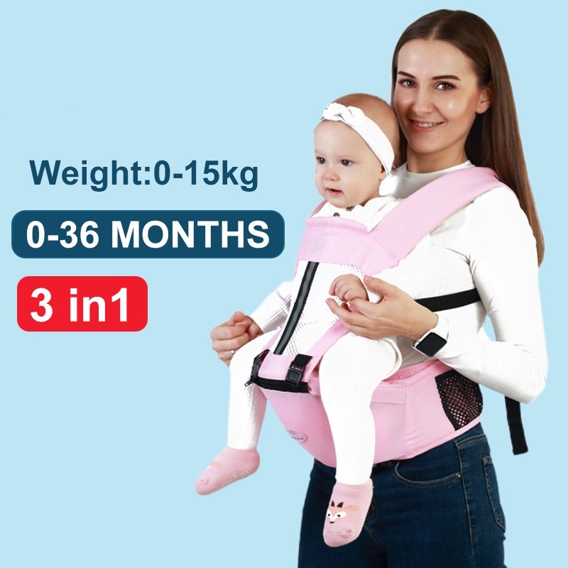 Baby carrier With Removable Hip Seat Carrier for Baby New Born 0-36 ...