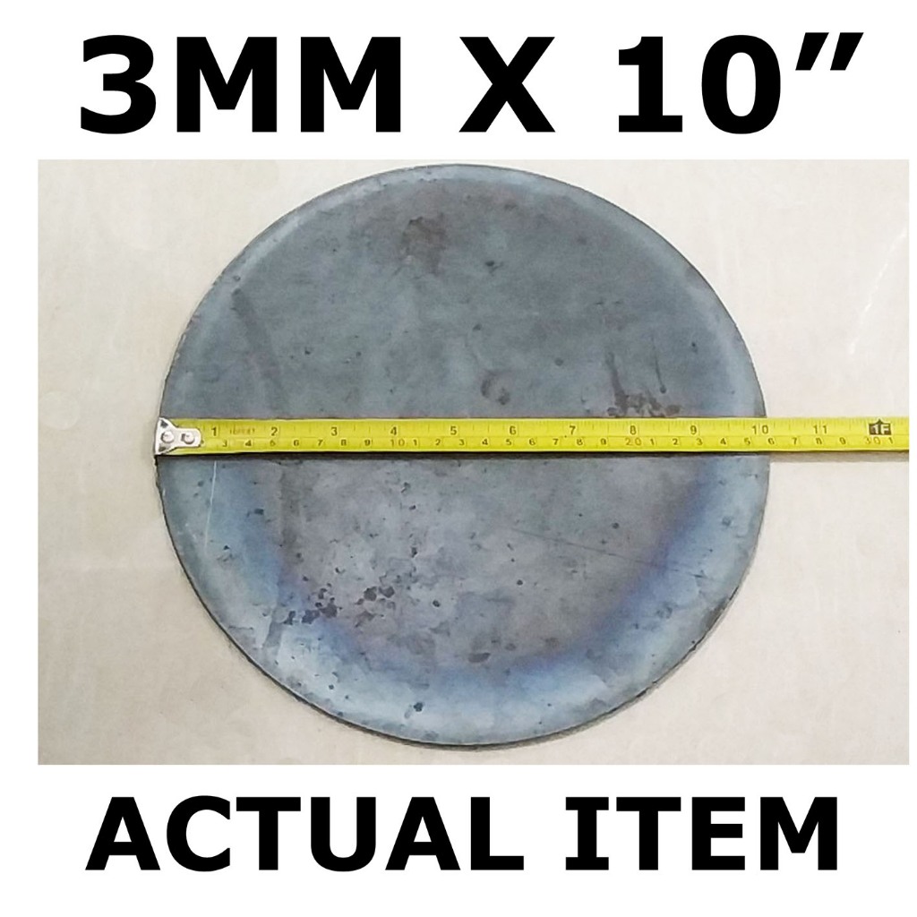 MS BASE PLATE 3MM X 10" MILD STEEL CIRCLE