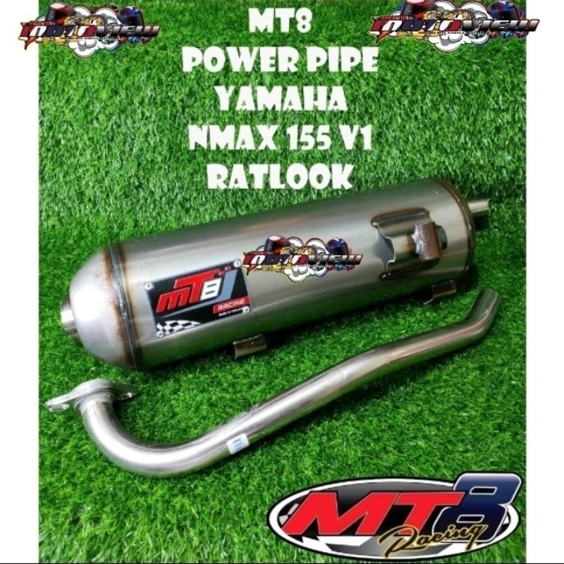 MT8 POWER PIPE IN DIFFERENT COLOR FOR YAMAHA NMAX 155 V1/ THAILAND MADE ...