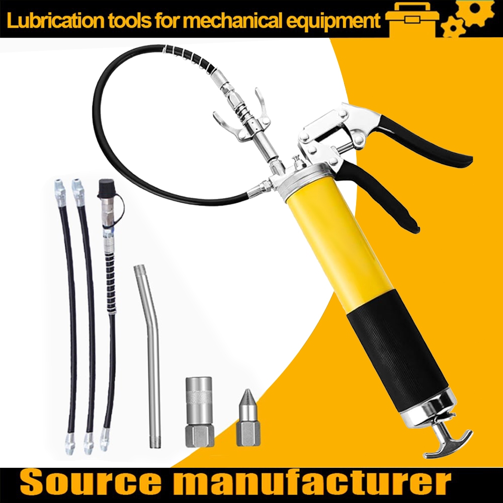 Push-type grease gun mechanical lubrication tool with software and ...
