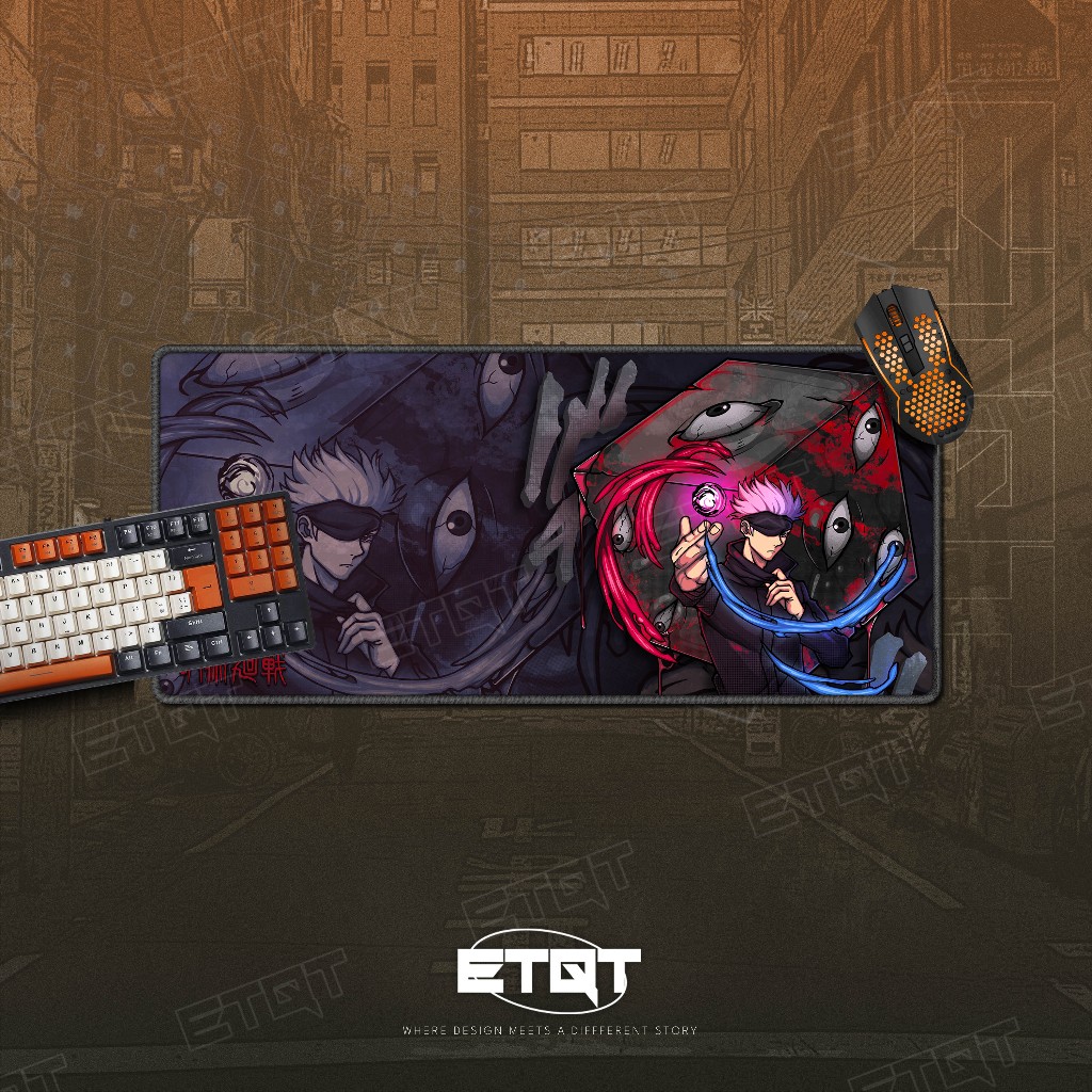 GooFee - ETQT Worldwide - Anime Extended Gaming Mouse Pad - Jujutsu ...