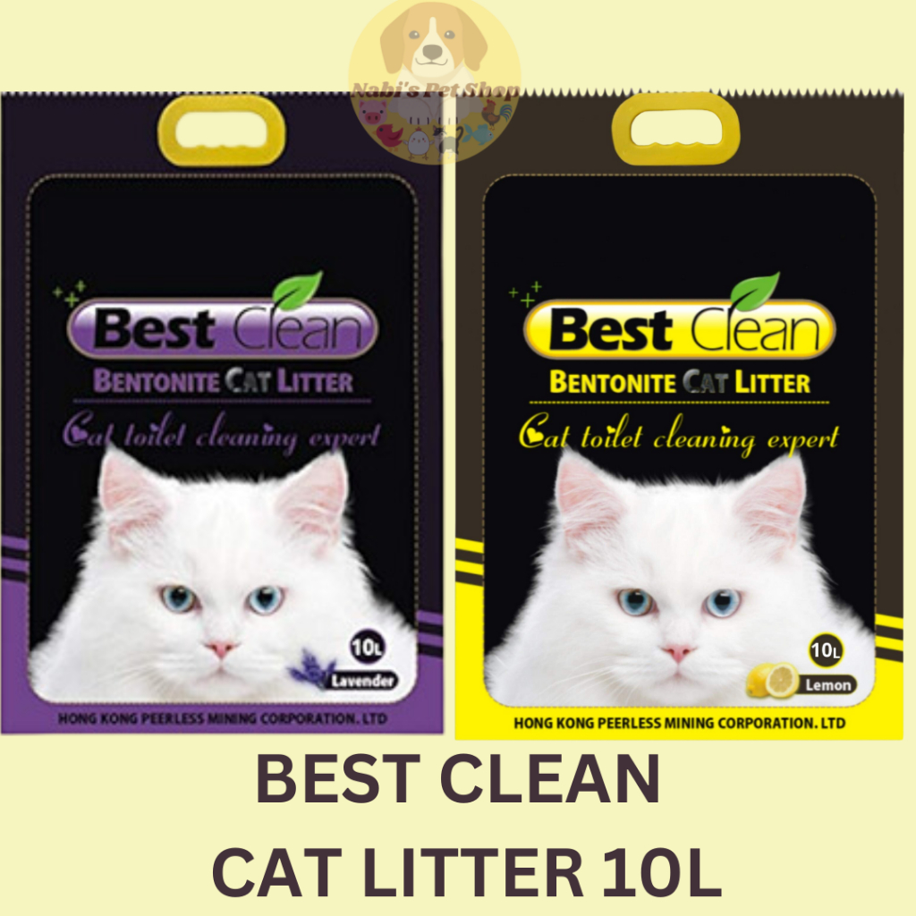 Cat Litter 10L Best Clean Bentonite CAT All ages | Shopee Philippines