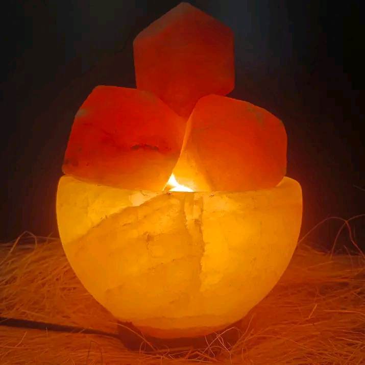 Crafted Himalayan Salt Lamps Pink Crystal Rock Salt Natural | Shopee ...