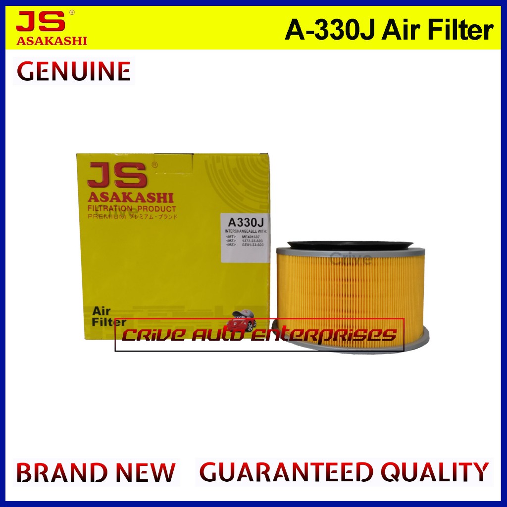 ORIGINAL JS Asakashi A-330J (A-320J) Air Filter (A330J, A320J, Vic A-330, A330, A-320, A320 ...