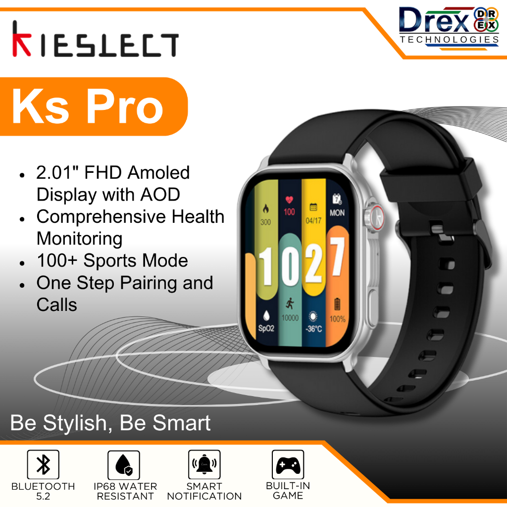 Kieslect KS Pro Fashion Smart Watch | Shopee Philippines