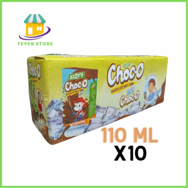 Zesto Choc-O Chocolate Milk Drink for Kids Pambaon (10pcsx110mL) Zest-o ...