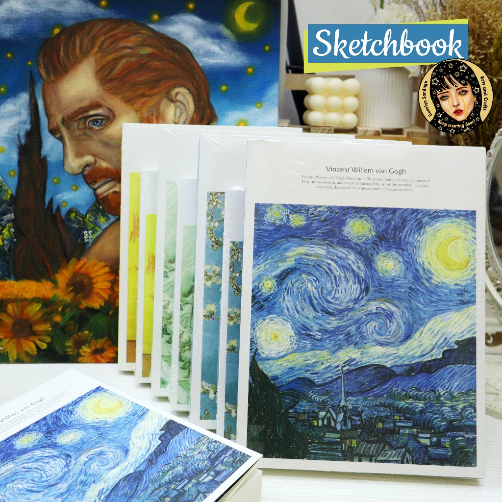 (ORIGINAL) Vincent Willem van Gogh Sketchbook for Drawing, Sketching ...