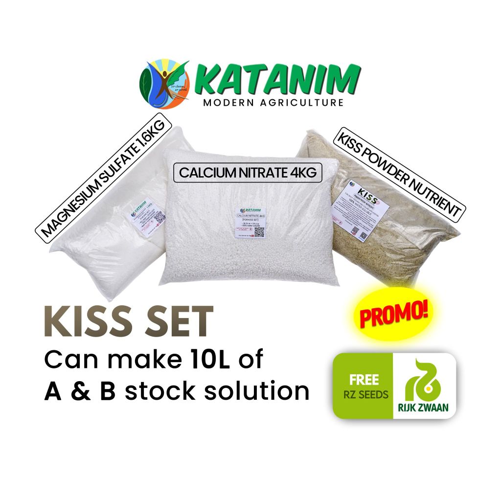 KISS Powder 10L SET | 10 L Powder Nutrient Solution for Lettuce, Leafy ...