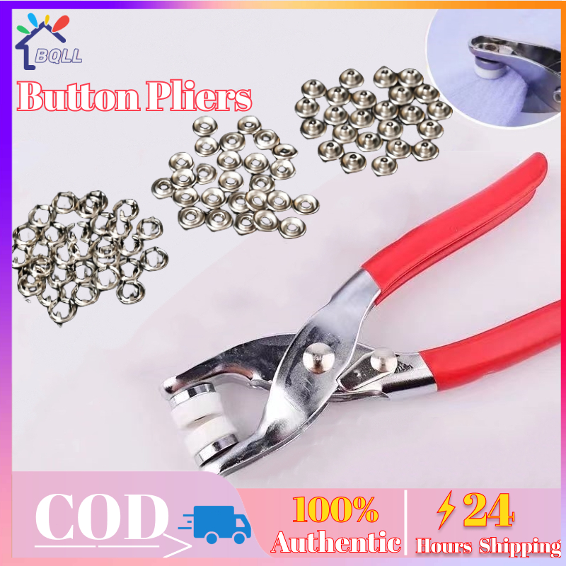 50PCS Snap Button Pliersn Metal Snap Button Snap Button Plier Set Metal ...