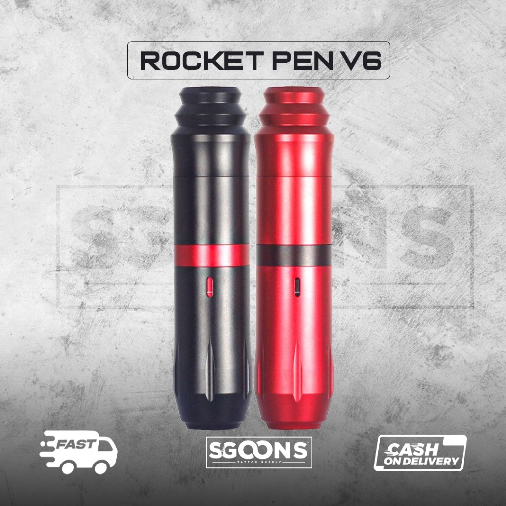 New Cartridge Rocket V2 & V6 Pen Rotary Tattoo Machine | SGOONS TATTOO SUPPLY | Shopee Philippines