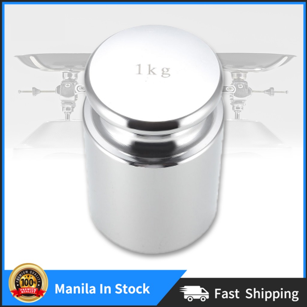 500 kg 1 kg 2 kg chrome plated calibration precision weight | Shopee ...