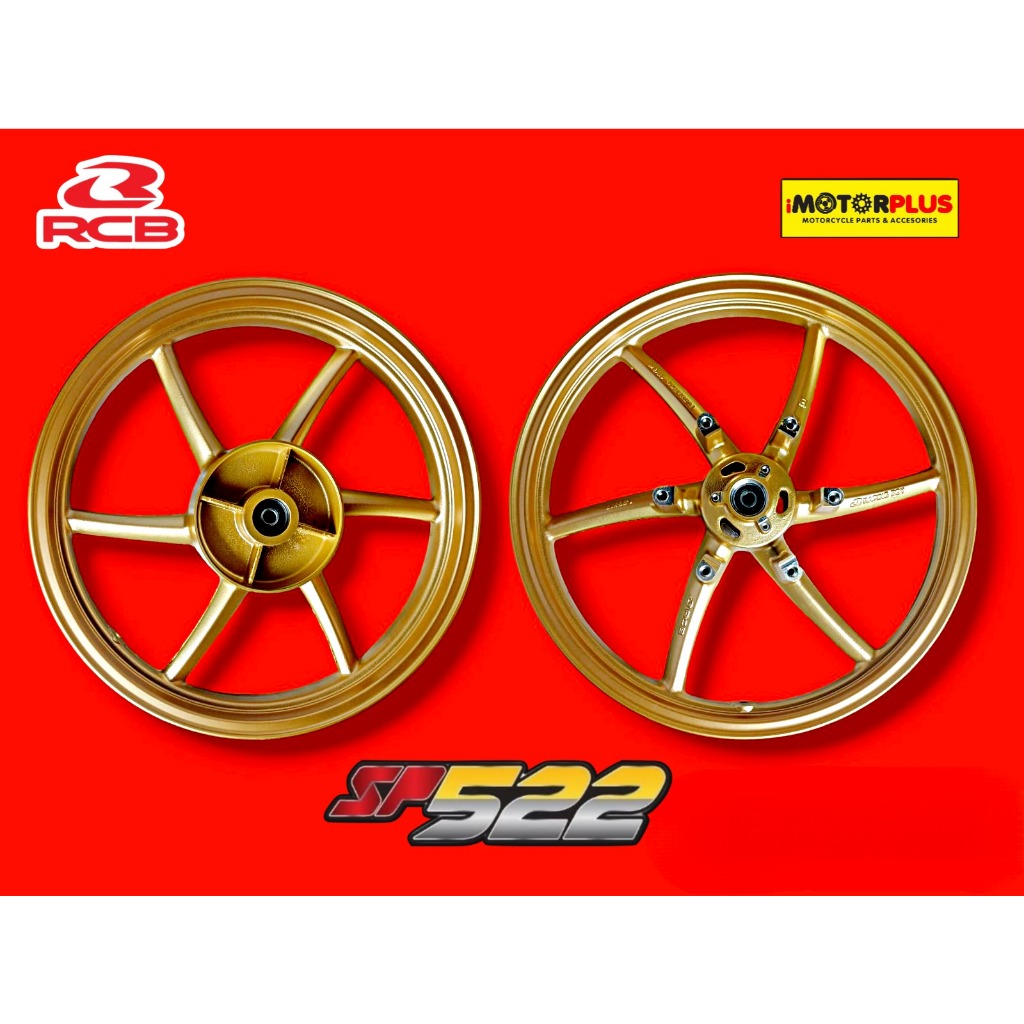 RCB Mags RB5 (SP522) for Honda RS150R/GTR150 1.85F 2.50R 17" GOLD ...