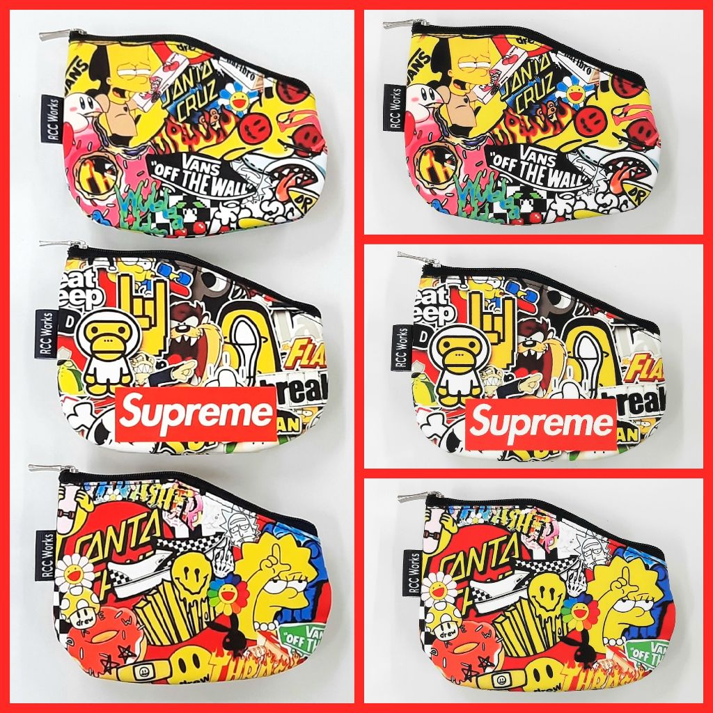 DOODLE Style Art Wallets by RCCWorks Projects on Quality Heavy Oxford ...