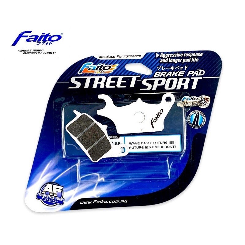 FAITO Brake Pad Front Wave Dash - RS150 - Raider J Fi - GTR 150 ...