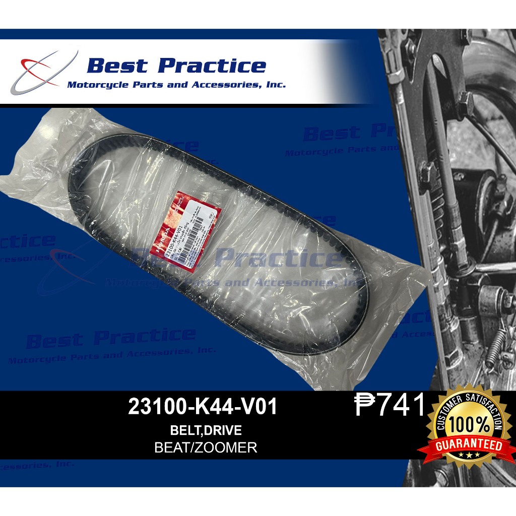 Honda V Belt Beat Fi V1 and V2/Zoomer V2 Genuine 23100-K44-V01 | Shopee ...