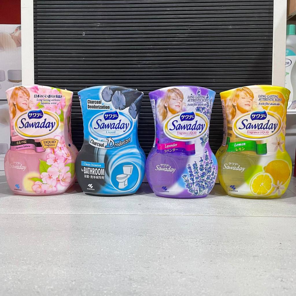 Sawaday Fragrance Liquid Japanese Sakura / Clean Incense/Lemon/Lavender ...