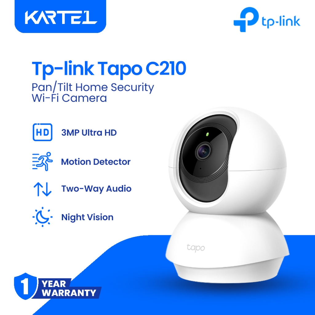 TP-LINK TAPO C210 3MP Pan/Tilt Home Security Wi-Fi Camera | Shopee Philippines