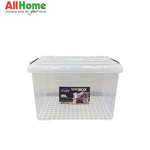 KEYHOME Transparent Storage Box 45 Liters | Shopee Philippines