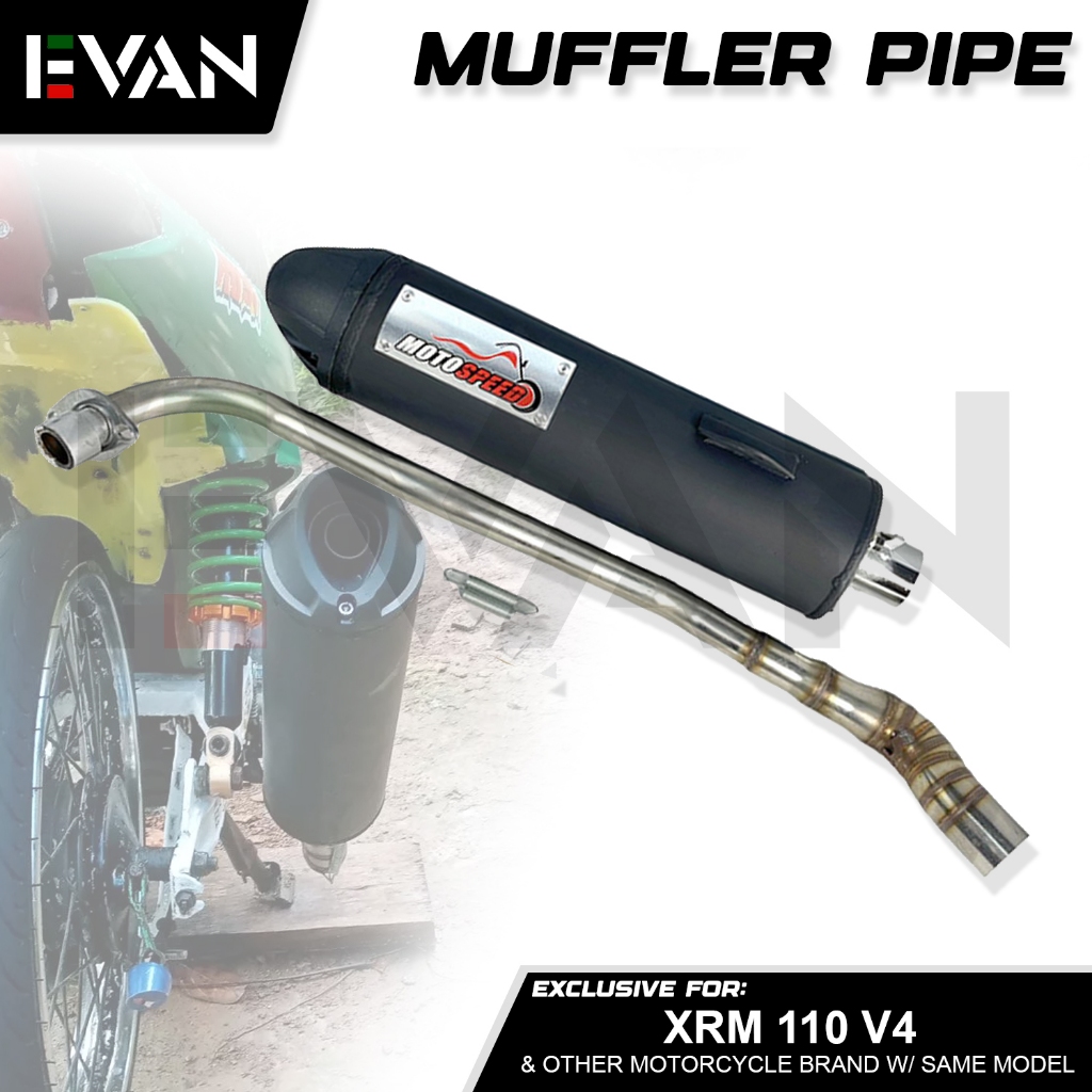 Honda XRM 110 V4 Muffler Pipe Made in Thailand 1907 | Shopee Philippines