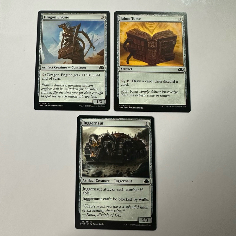 DRAGON ENGINE JALUM TOME JUGGERNAUT | DMR DOMINARIA REMASTERED | ARTIFACT | COLORLESS | MTG ...