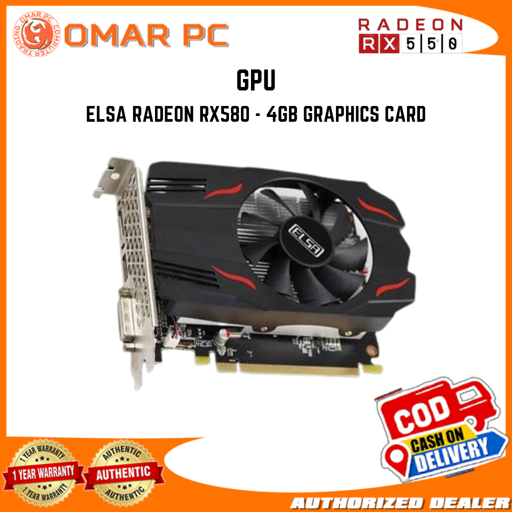 ELSA RADEON RX550 - 4GB GRAPHICS CARD | Shopee Philippines