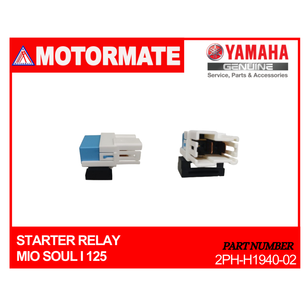Yamaha Starter Relay Mio Soul I 125 Part No. 2PH-H1940-02 | Shopee ...