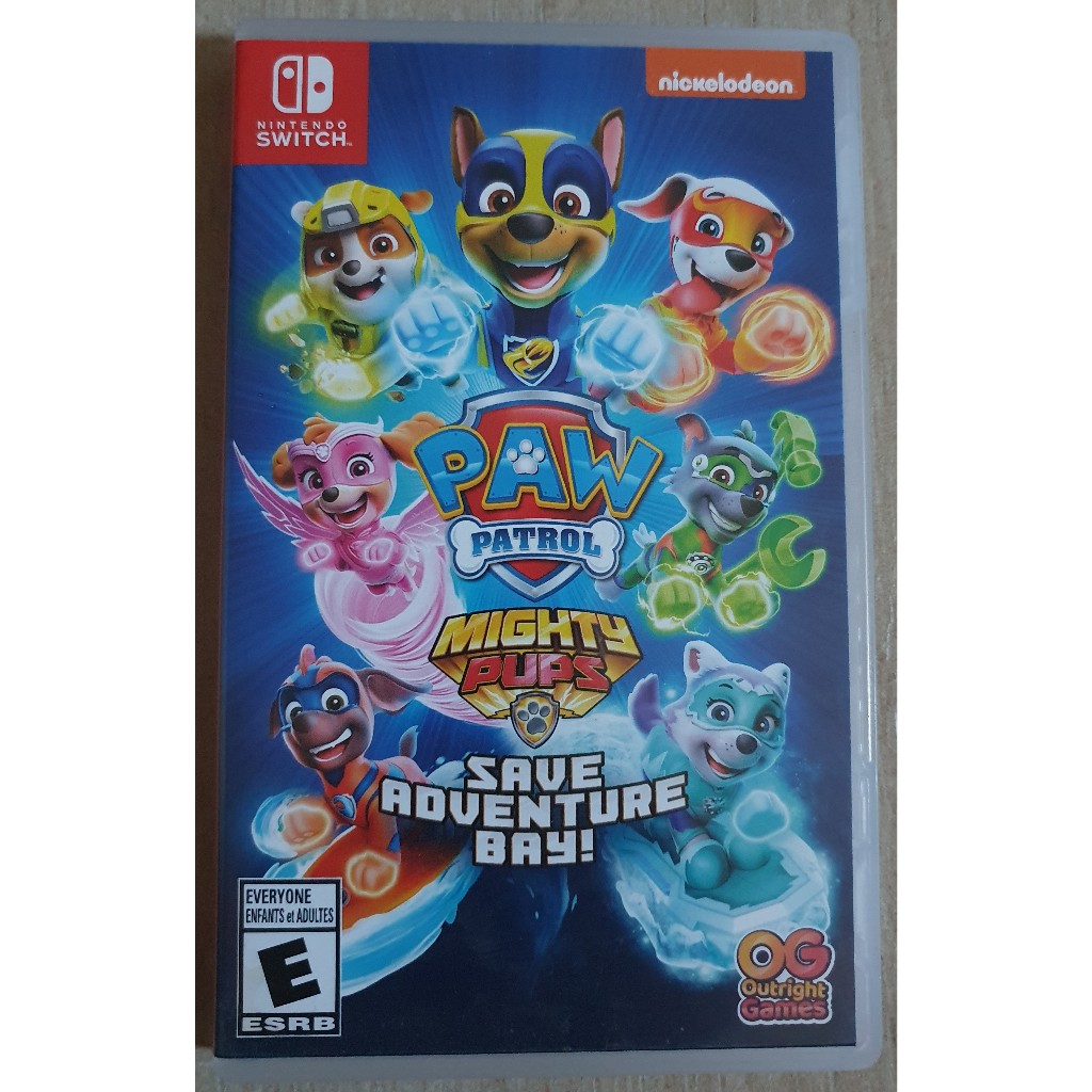 Nintendo Switch Paw Patrol Mighty Pups Save Adventure Bay (Used ...