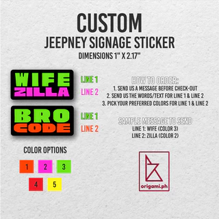 jeepney signs - Best Prices and Online Promos - Jul 2025 | Shopee ...