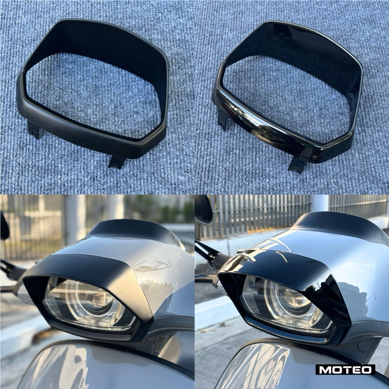 MOTEO Extended Headlight Frame Trim V2 for Vespa Sprint 2015-2023 ...
