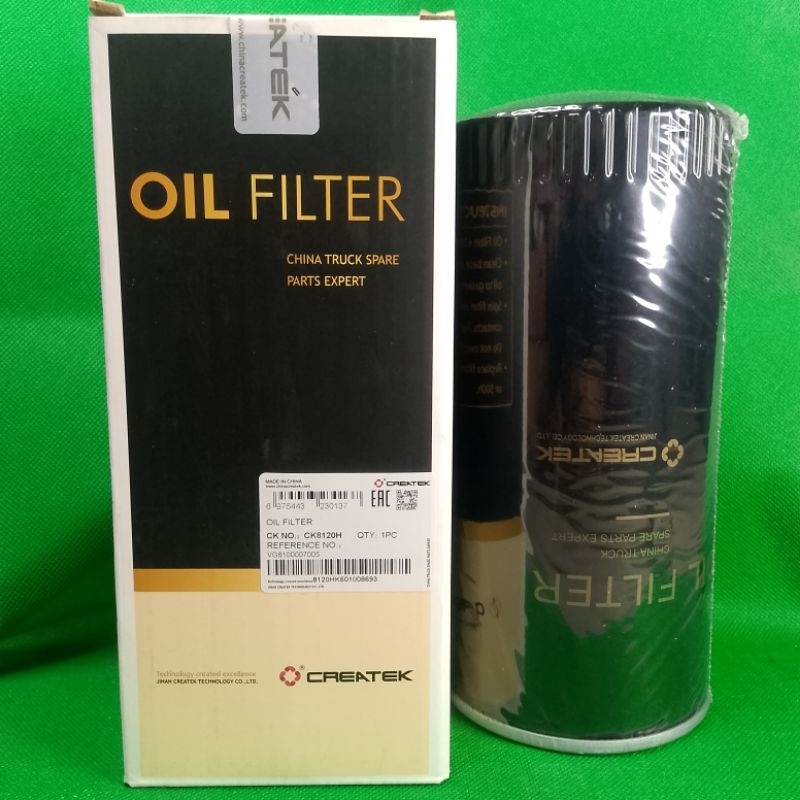 UTMOST-PRIME OIL FILTER CK8120H VG61000070005 JX0818 (CREATEK) | Shopee Philippines