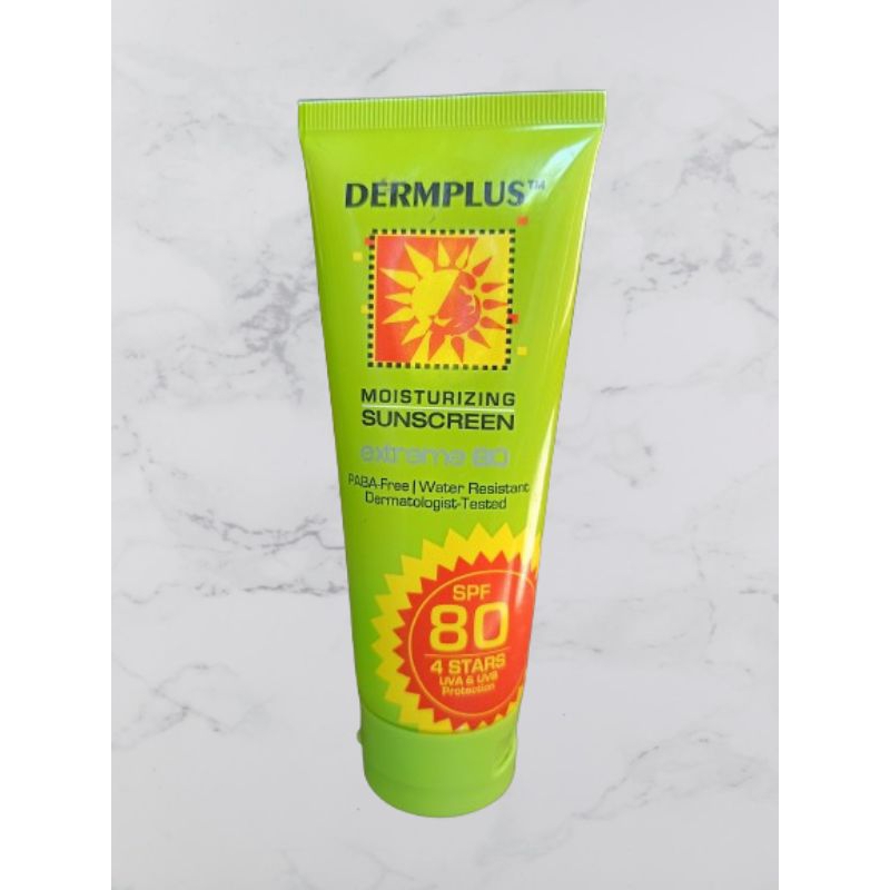 Dermplus Moisturizing Sunscreen SPF 80 | Shopee Philippines