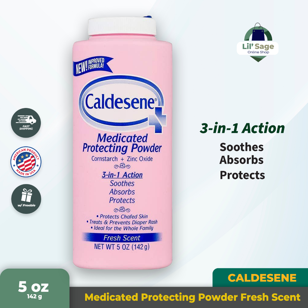 Caldesene Medicated Protecting Powder 5 oz (142 g) | Shopee Philippines