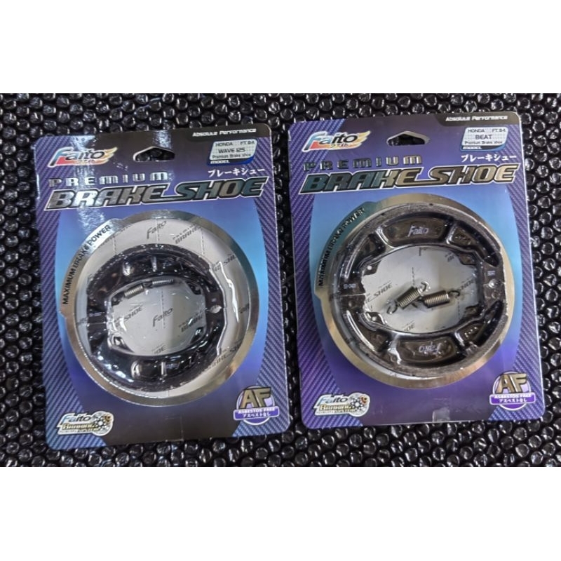 FAITO PREMIUM BRAKE SHOE WAVE 125/BEAT/CLICK/MIO/MIO M3 | Shopee ...