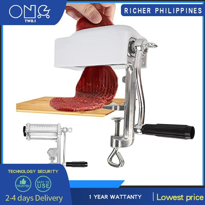 Kitchen Manual Meat Tenderizer Pork Beef Steak Heavy Duty Clamp Roller ...