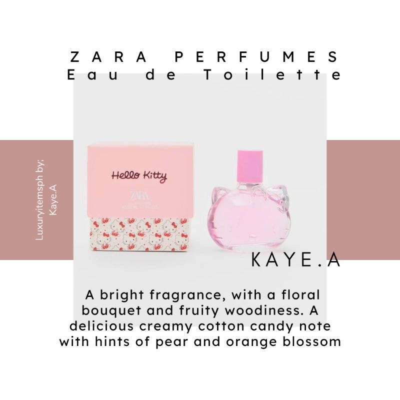 Zara Perfume Hello Kitty EDT 50ML | Shopee Philippines